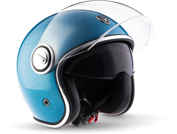 SP-888-PRO „Flakes Blue“ Jethelm – MOTO Helmets®
